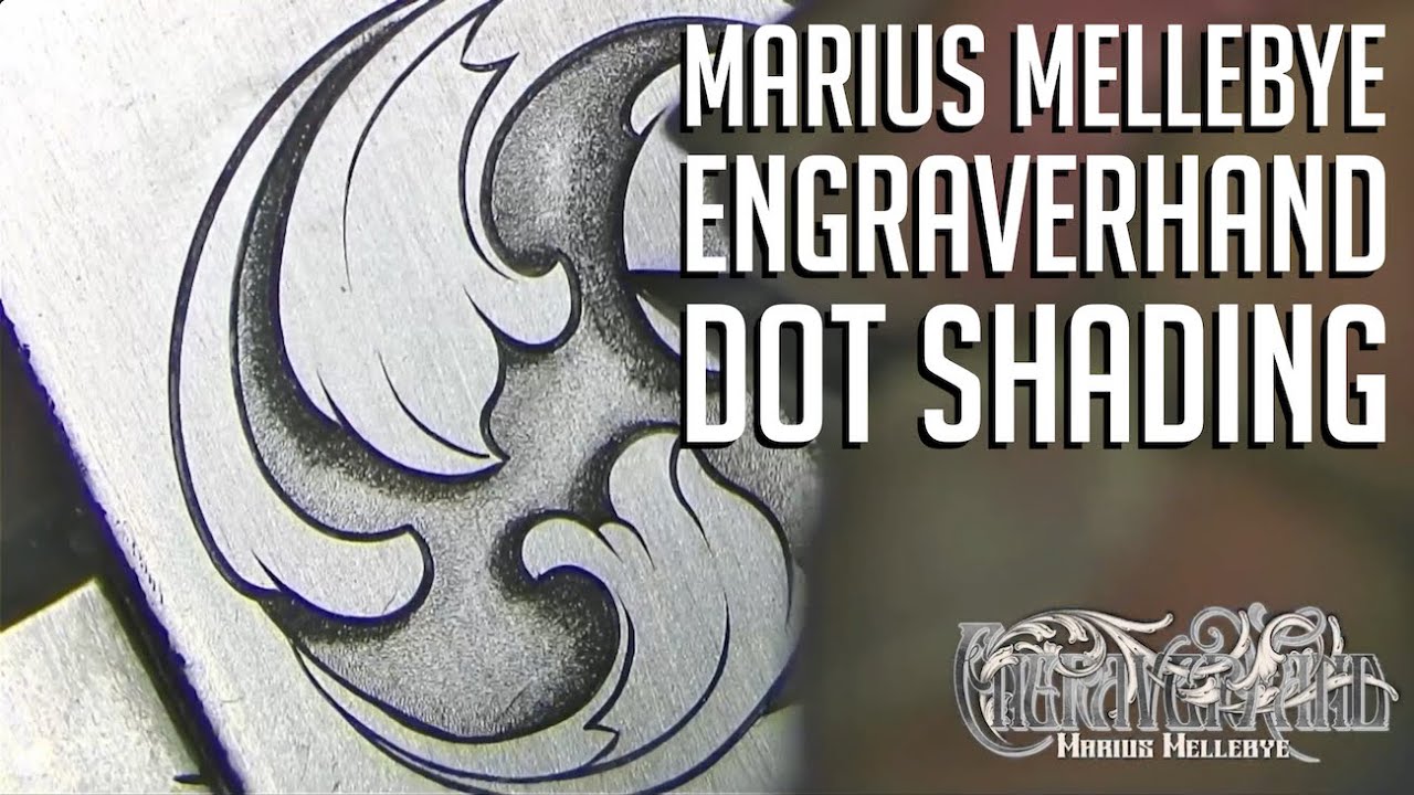 Hand Engraving - Dot Shading - YouTube