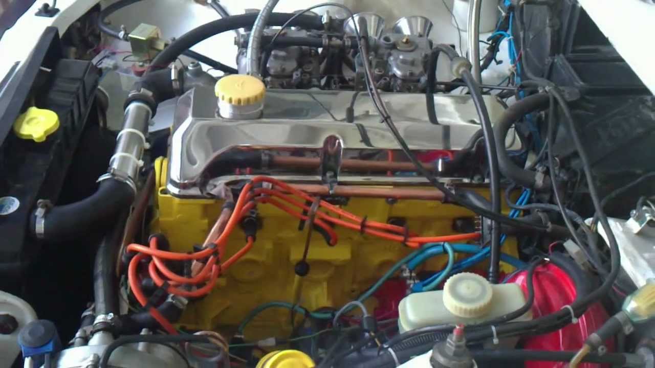 Opel CIH 2.4 Weber 40 DCOM & LPG - YouTube