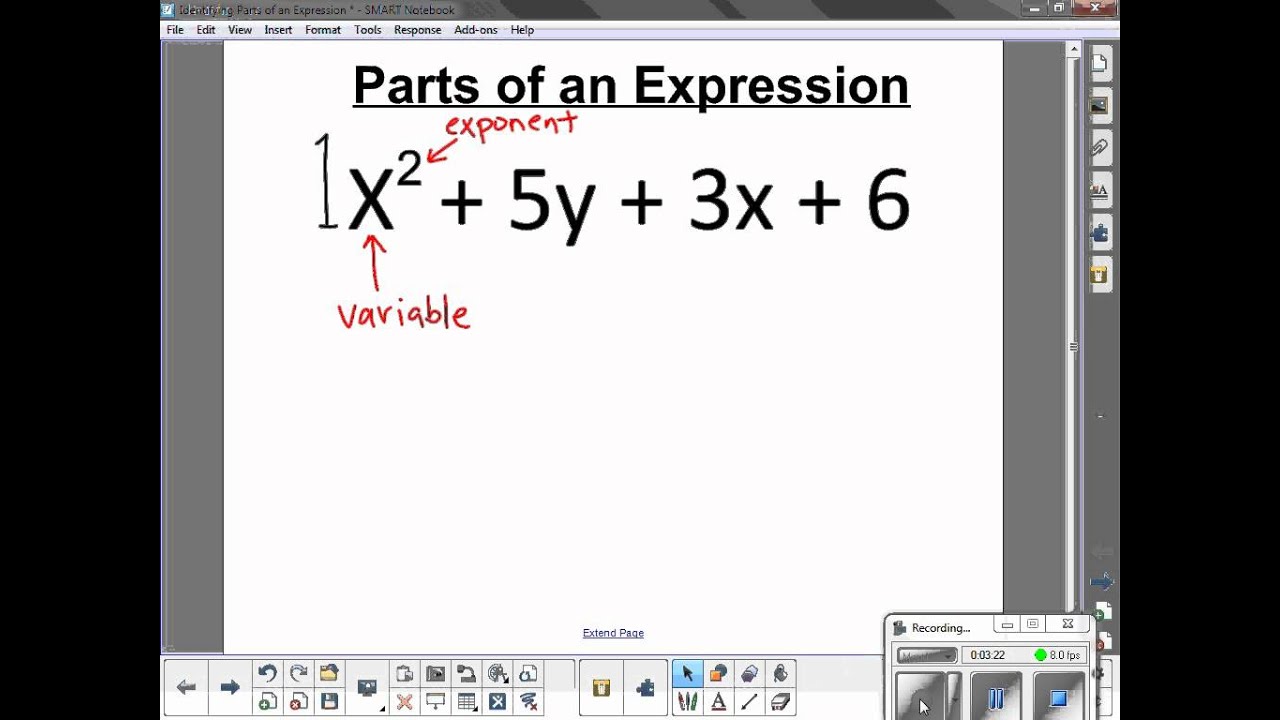 Parts of an Expression - YouTube