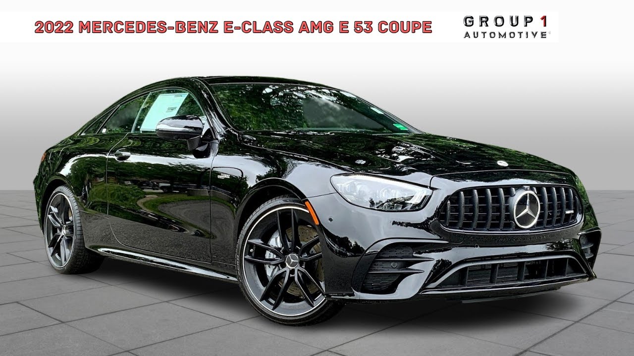 2022 E Class Coupe Black