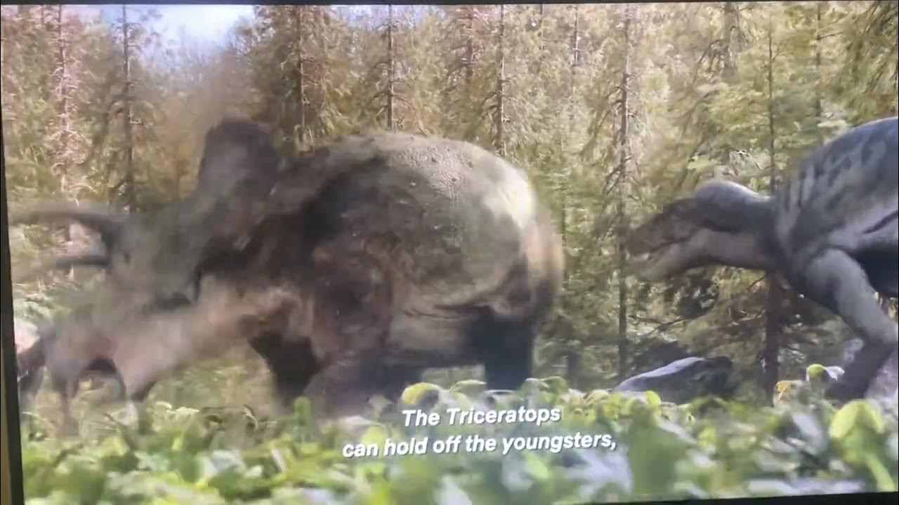 Life on our Planet (Tyrannosaurus Rex Hunting Triceratops cilp) - YouTube