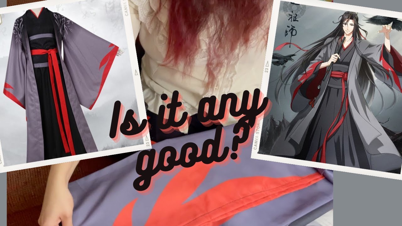 Wei Wuxian cosplay unboxing - YouTube