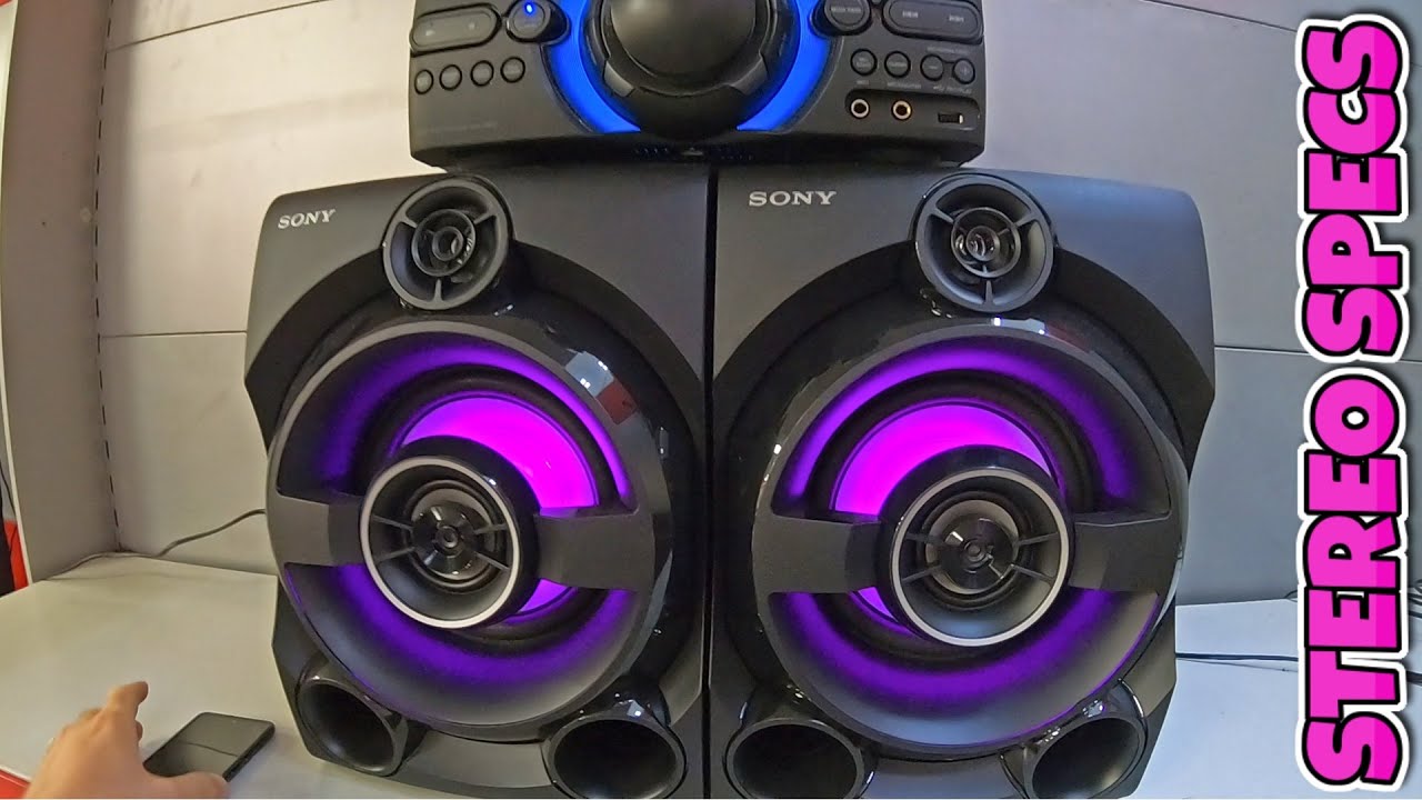 SONY MHC M60D MEGABASS EFFECT TEST IN AUDIO SHOP VOLUME 25 - YouTube