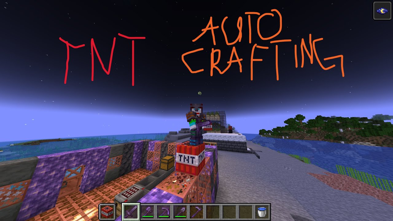 Ich baue ein AUTOMATISCHE TNT FARM - YouTube