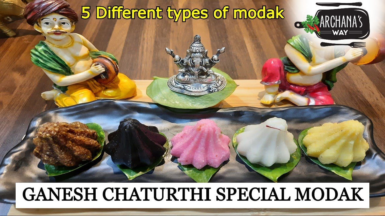 Modak Recipe | 5 Different Types of Modak Recipe | Ganesh Chaturthi ...