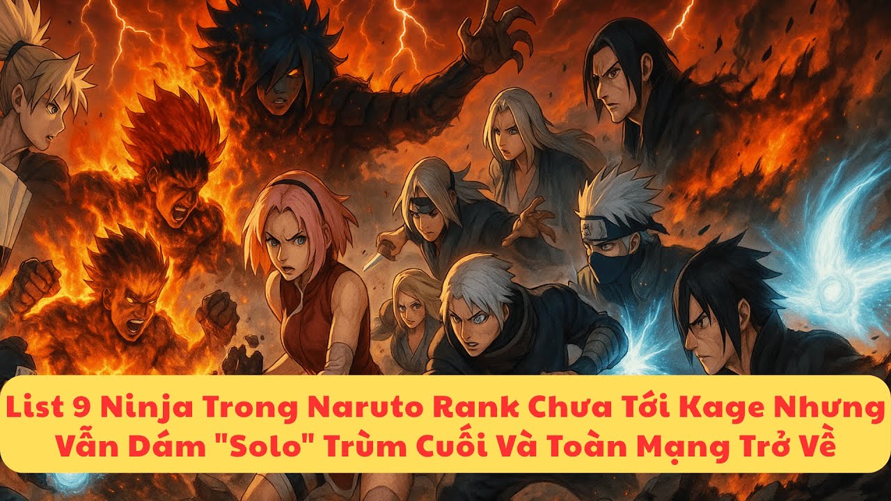 List 9 Ninja Trong Naruto Rank Chưa Tới Kage Nhưng Vẫn Dám "Solo" Trùm ...