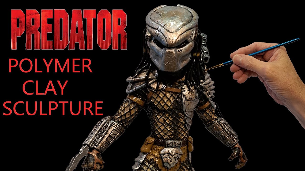 Sculpting The Predator (1987) /Polymer Clay Time-Lapse Sculpture - YouTube
