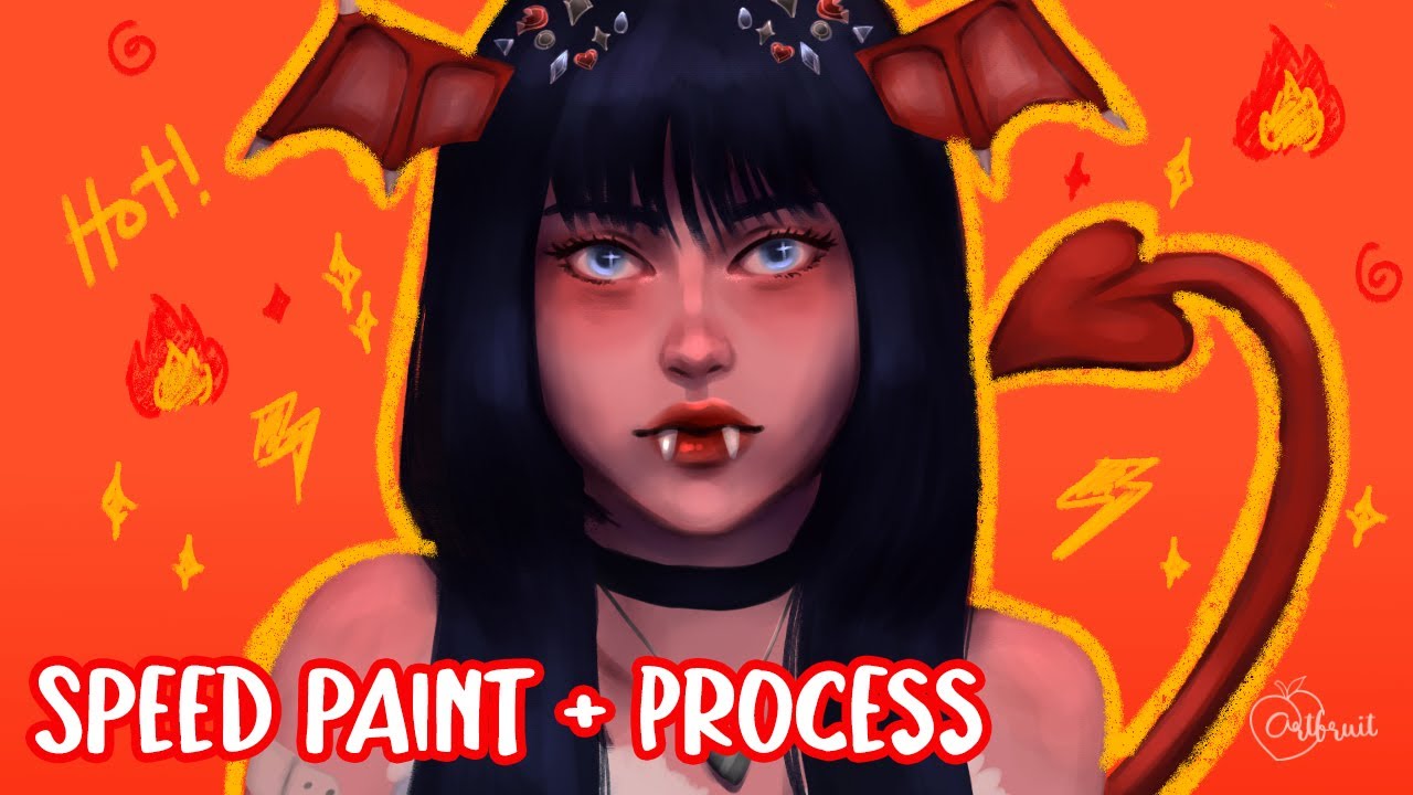 So Demonic (OC) || Speedpaint and Process! - YouTube