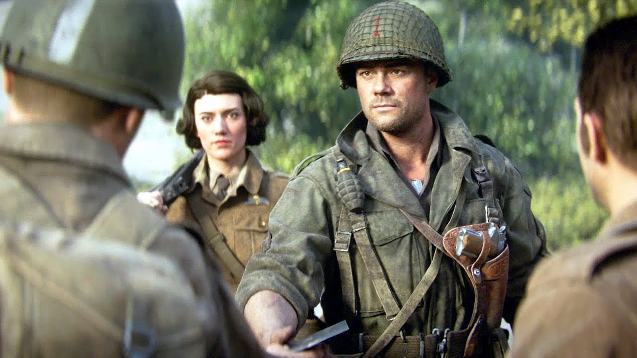 Call Of Duty WW2 |Ultra Graphics Gameplay |S.O.E. Near Argentan France ...