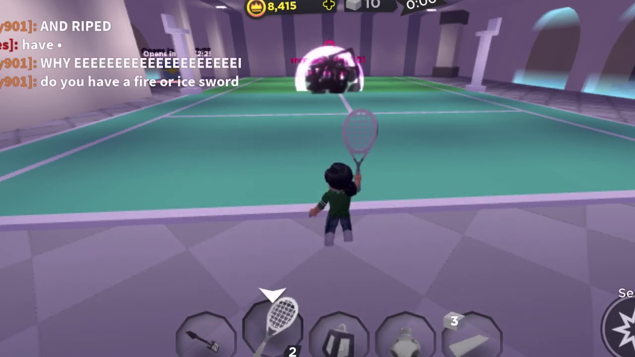 Epic rocket tennis in Super Doomspire... - YouTube