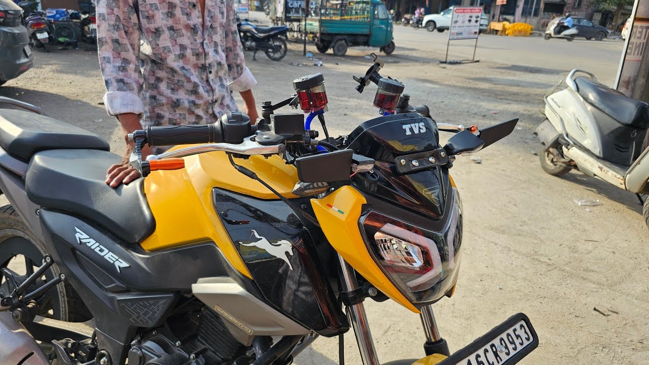 Rider Full Modified / TVS Rider Modified / All Modification Accessories ...