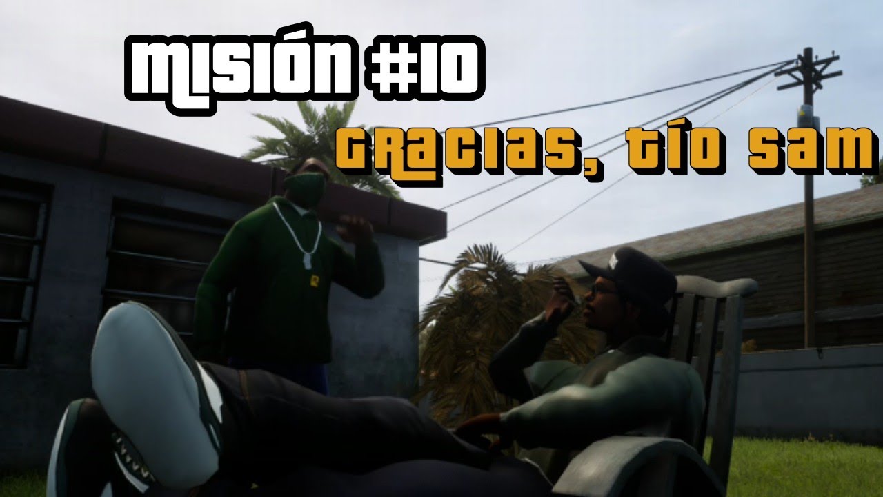 Gta San Andreas The Definitive Edition Misión # 10 “Gracias, tío Sam” - Alt F4 LINK - YouTube