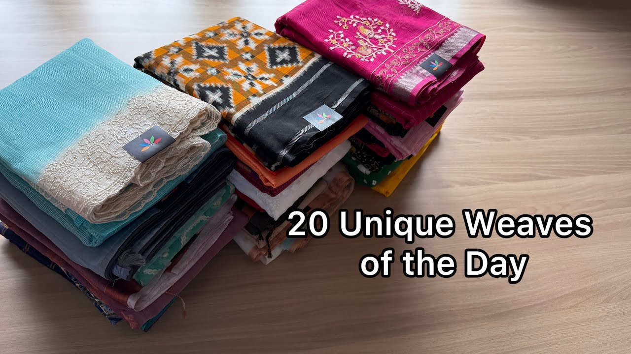 2 September 2025 - 20 Unique Weaves of the Day | Shop on www.fabk.in ...