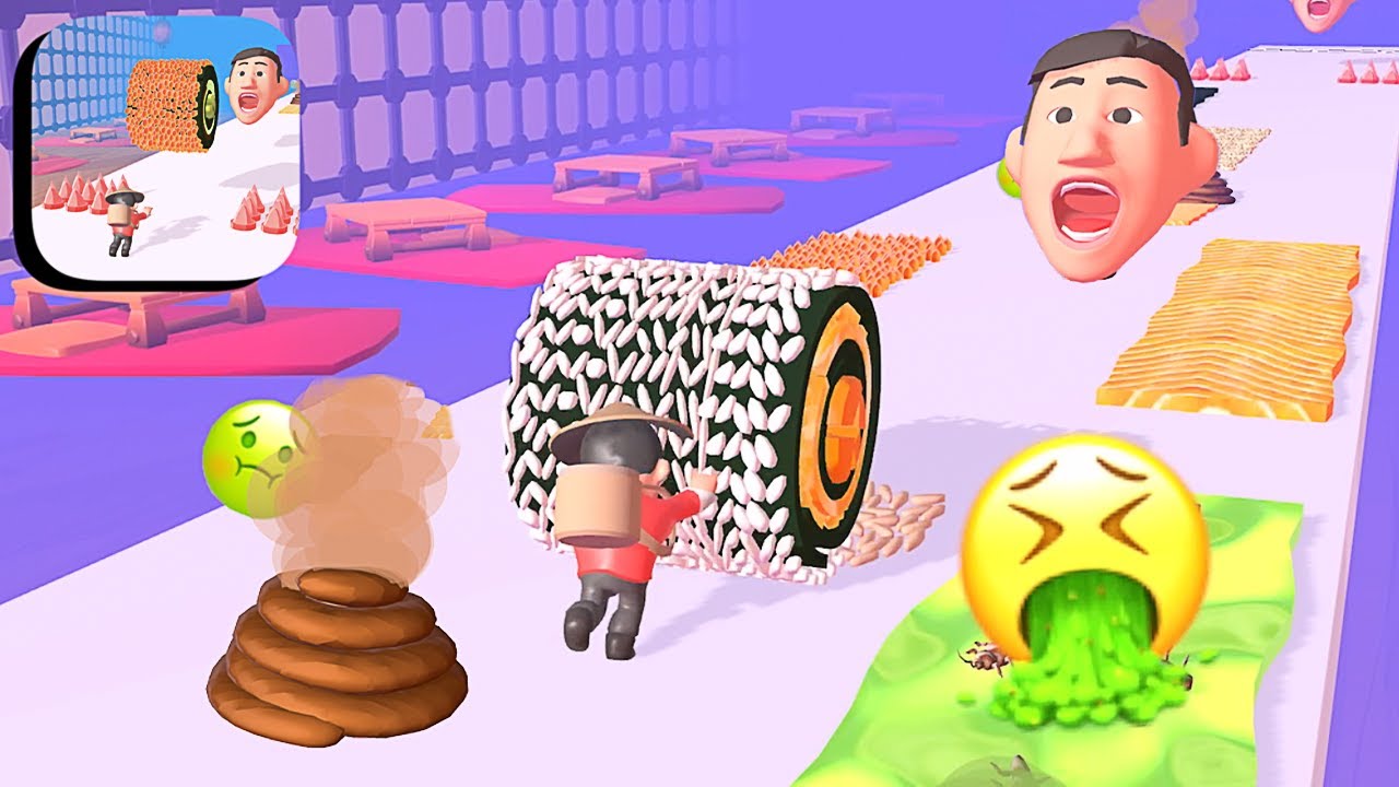 Sushi Runner - All Levels Gameplay Android,ios (Levels 13-15) - YouTube