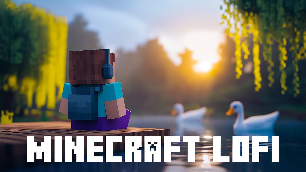 Relax with Steve - Lo-Fi Music in Minecraft Ghibli - YouTube