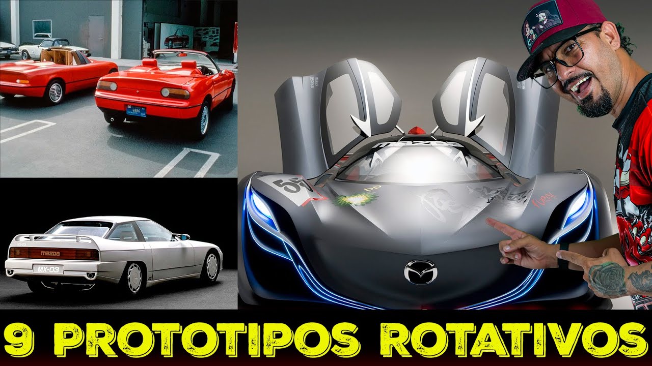 ¡Mazda y sus impresionantes prototipos con motor rotativo! ¿Conocen los ...