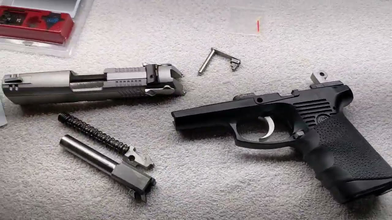 Shooting Ruger P95DC install LPA target sights REAR by Froggy - YouTube