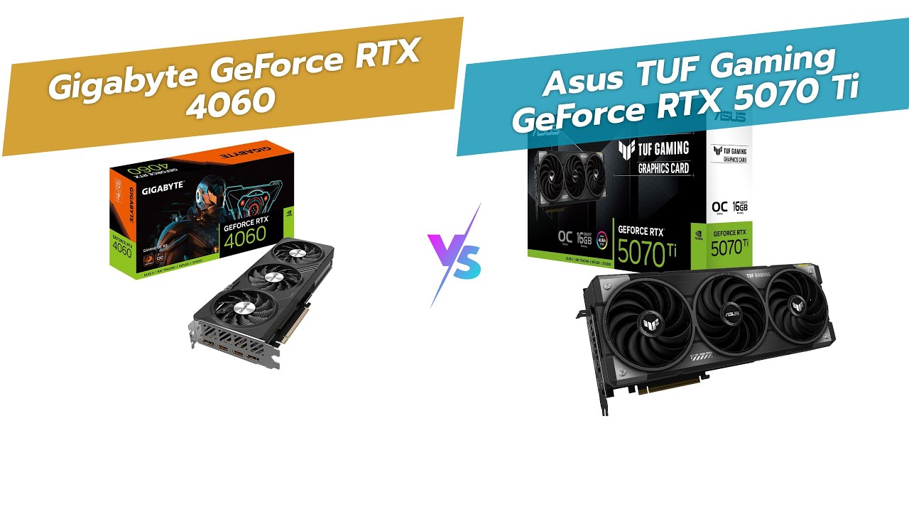 🔥 GIGABYTE RTX 4060 vs ASUS RTX 5070 Ti - Which is Better? 🤔 - YouTube