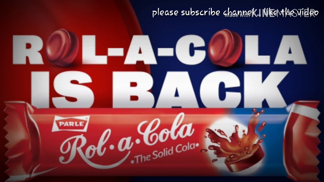 कोला का गोला| Candy is Back in India ROL-A-COLA |ROLA COLA| from parle ...