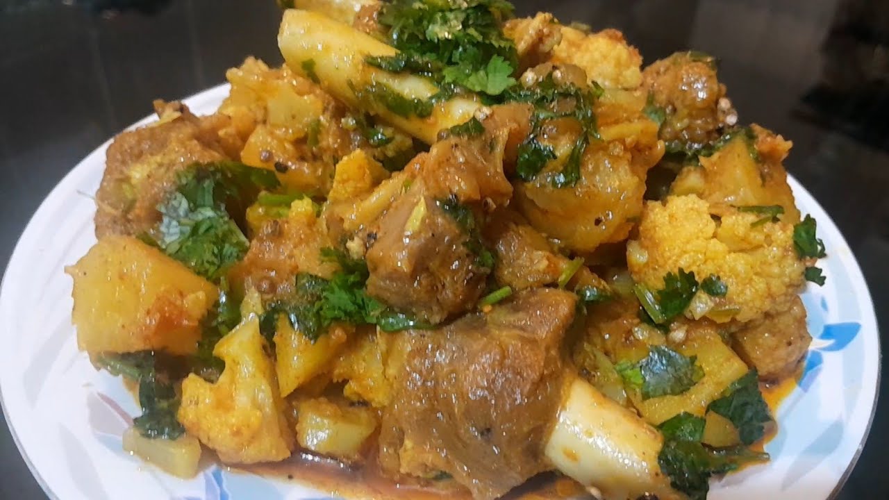 Ghobi Ghosht Recipe By Meerab Ali Food Secrets||Mutton Gobhi Gosht ...