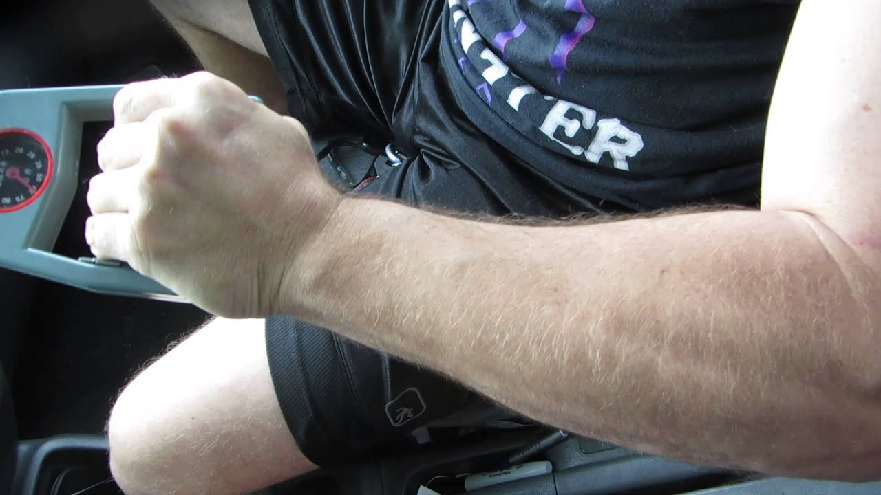 forearm flexing and strength test - YouTube