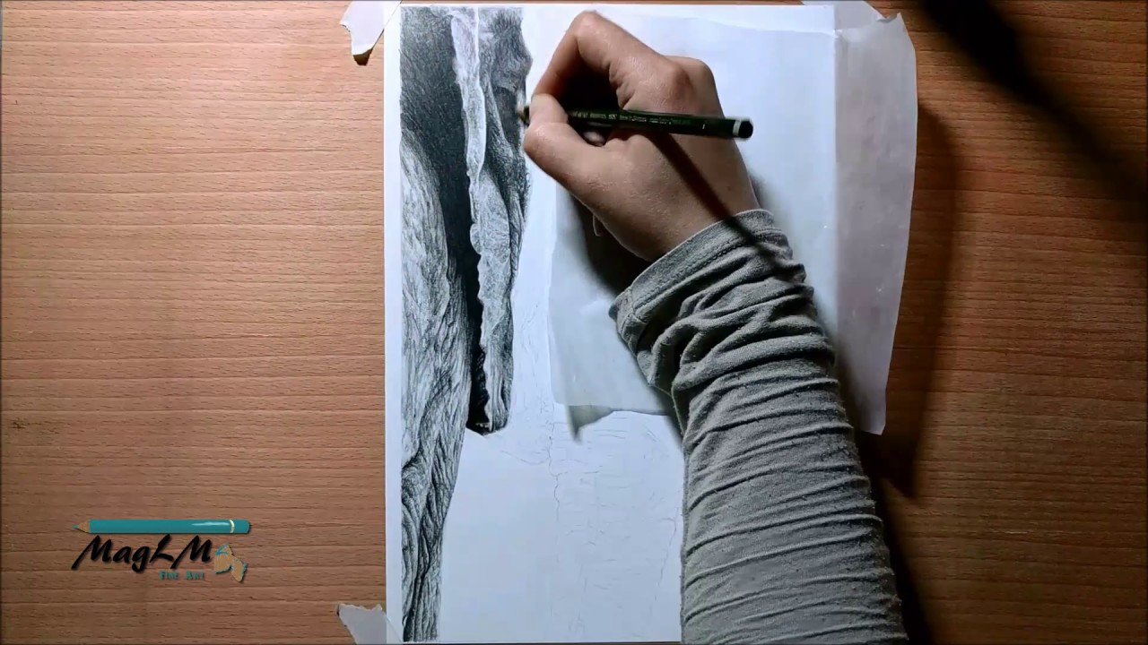 Drawing an elephant - Speed drawing by MagLM - YouTube