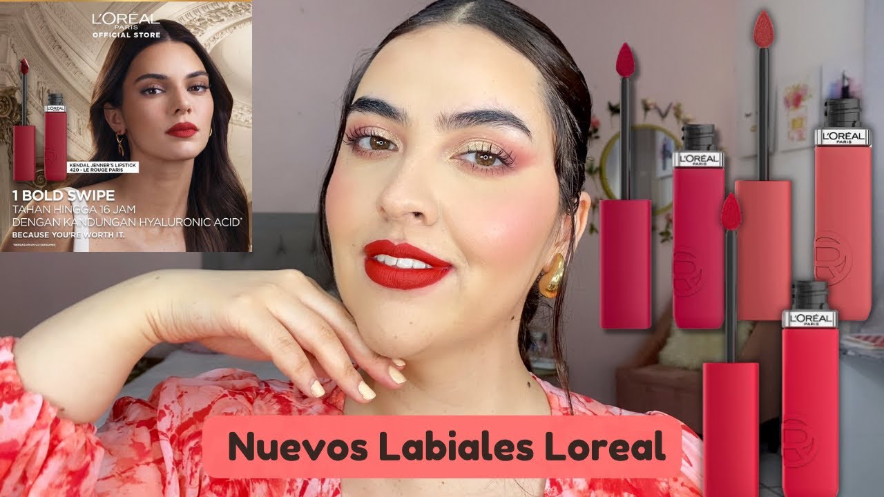 Nuevos Labiales De L’Oréal ¿Realmente No Transfieren?|Reseña, Swatches ...