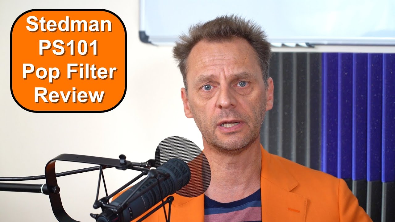 Stedman PS101 pop filter review - YouTube