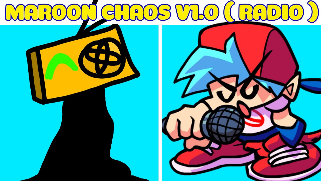 【FNF】Friday Night Funkin' vs Maroon Chaos V1.0 x Radio - 妖怪奴らが大集合した音ゲー ...