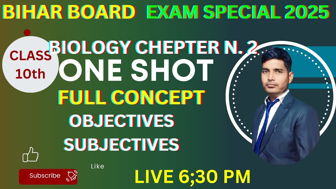 Bihar Board Class 10th Biology | Chapter 2: Swasan (Respiration ...