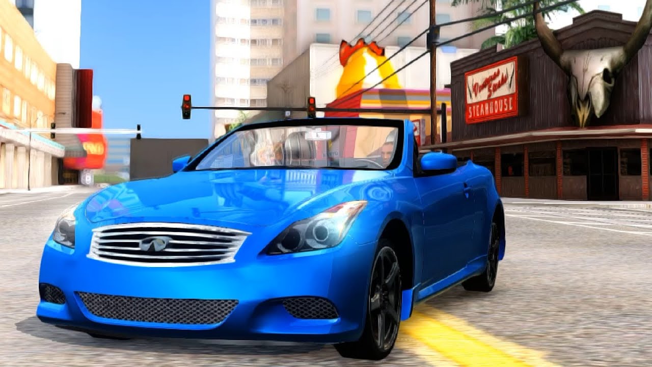 Infinity G37 S Cabriolet - GTA San Andreas _REVIEW - YouTube