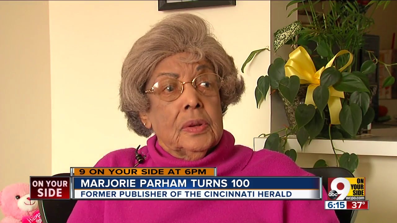 Marjorie Parham turns 100 - YouTube