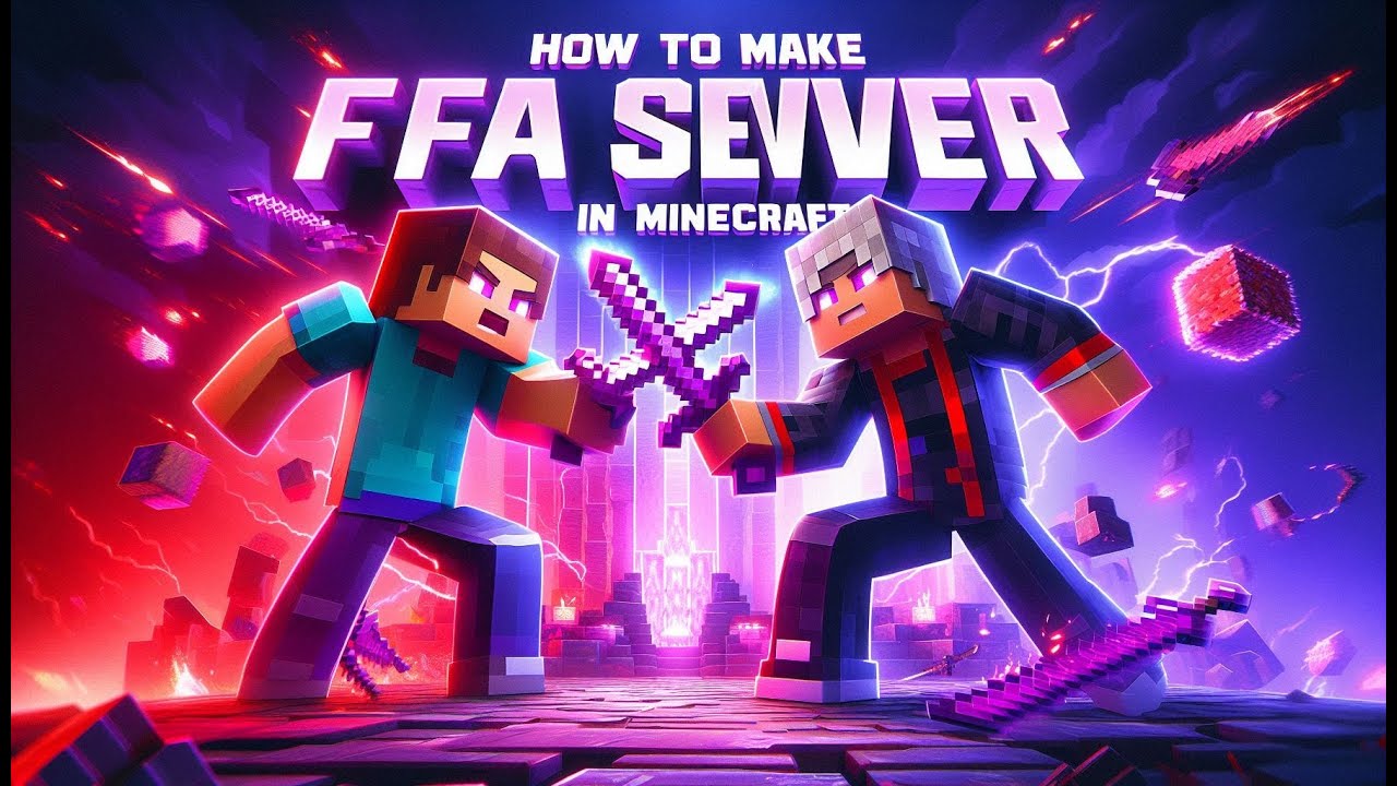 ⚔️ How to Make an FFA Server in Minecraft 🎮 | Step-by-Step Tutorial 🛠️ ...