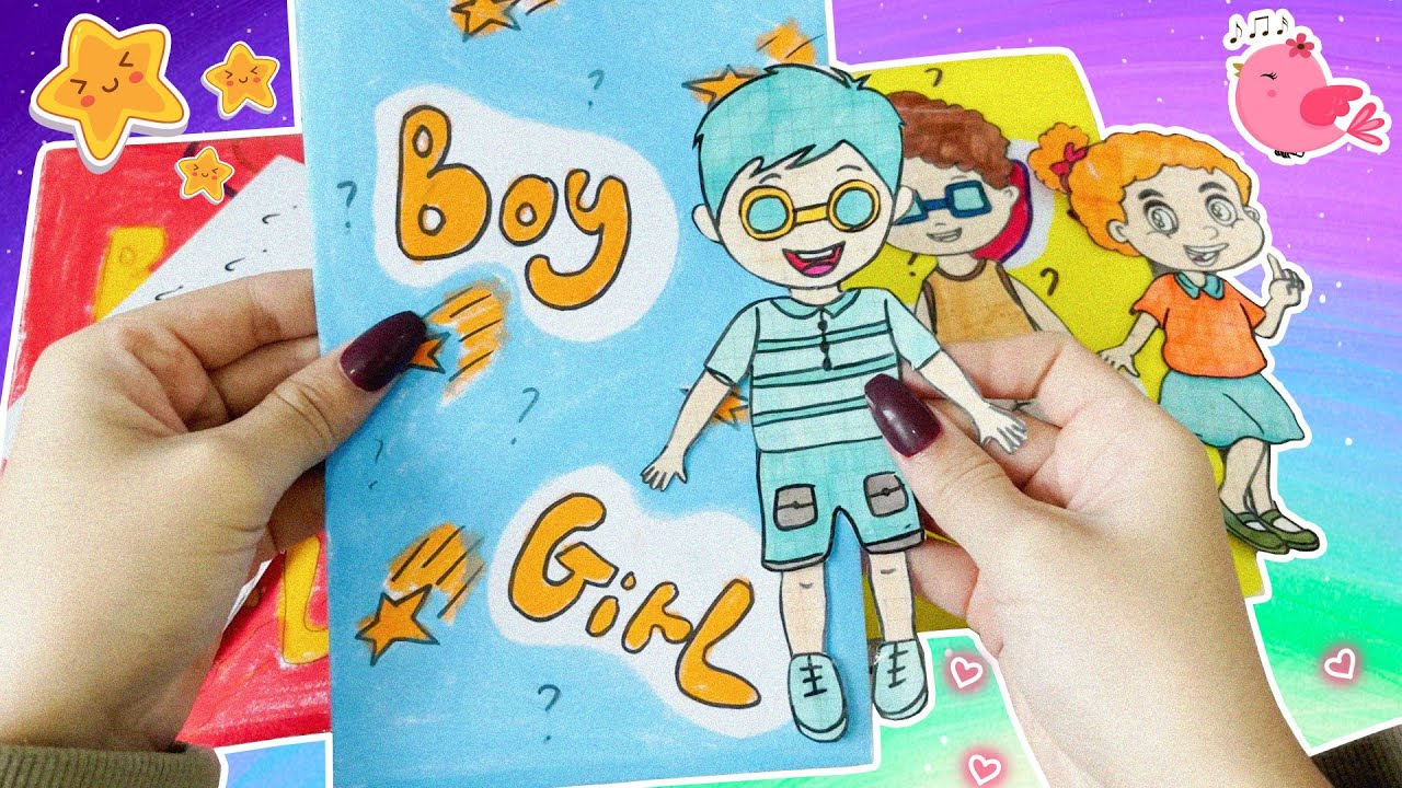 🎄 Paper Diy 🎄 Unbox extremely cute outfits for boy and girl 💜🧀 How to ...