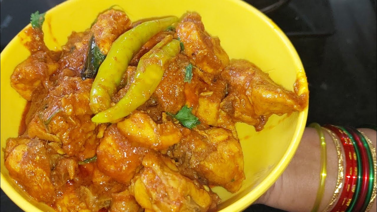 Spicy chicken semi gravy fry|Easy &Tasty Home made chicken recipe ...