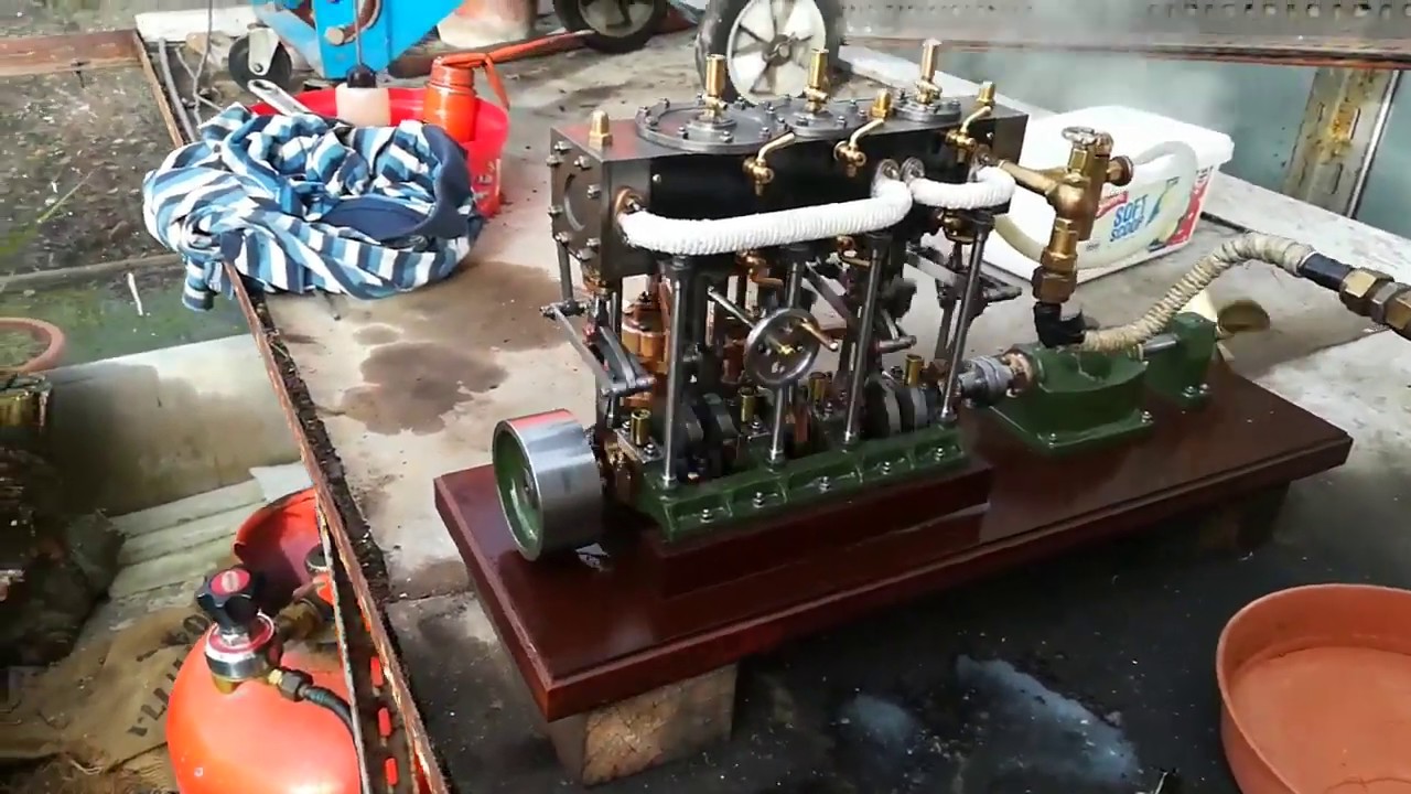 Stuart Triple on steam test. - YouTube