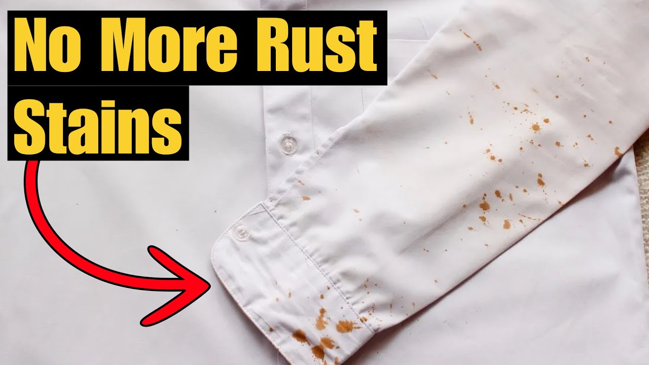 How to Remove Rust Stains from Colored Clothes? Easy Hack You Wish You ...
