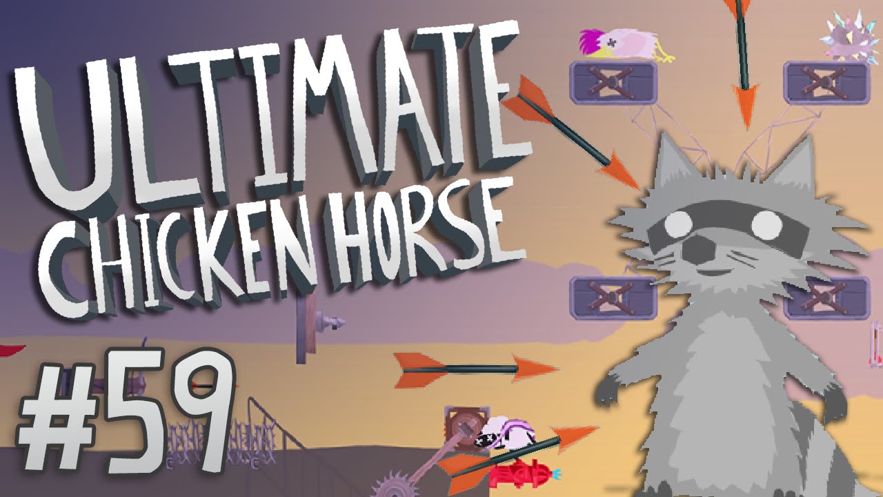 Ultimate Chicken Horse - #59 - Doom Raccoon - YouTube