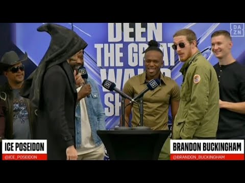 Ice Poseidon Dazn Misfits Boxing VS Brandon Buckingham full press ...