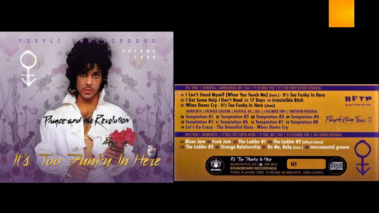 PRINCE⚜️ 2 FUNKY IN HERE - YouTube