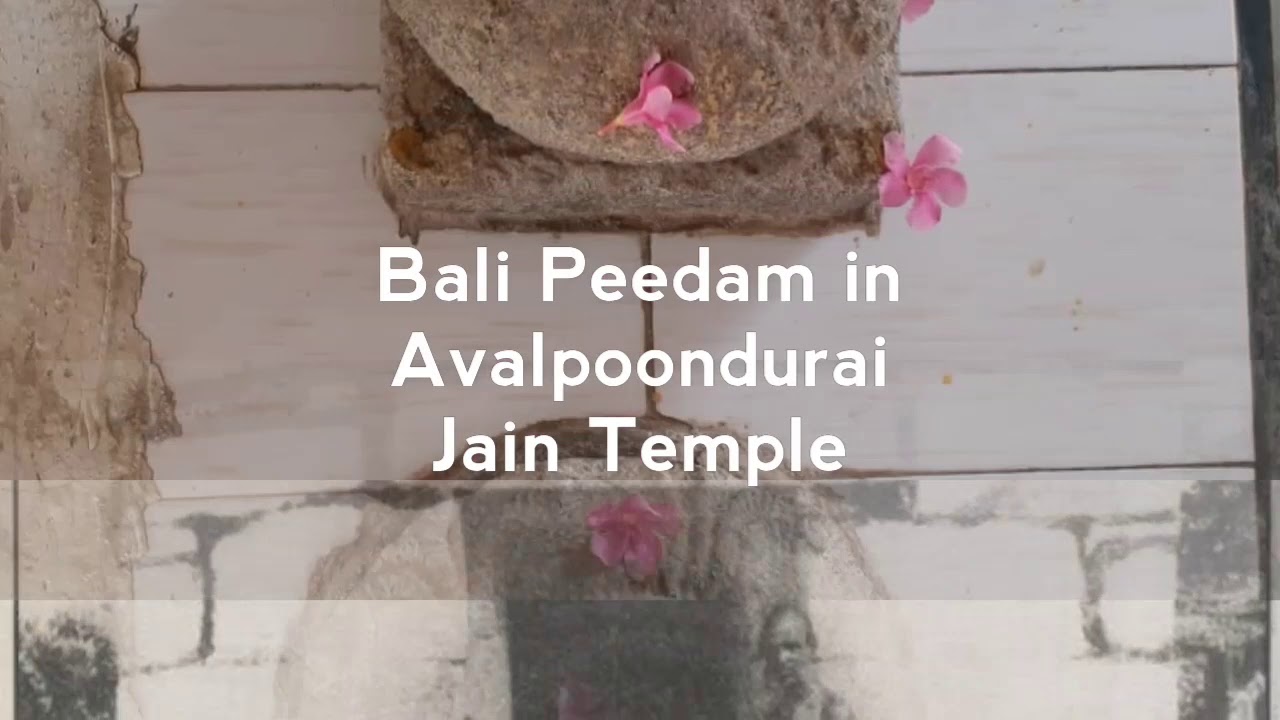700 year old Bali peedam in Shri Parshwanath Jain Temple, Avalpoondurai ...