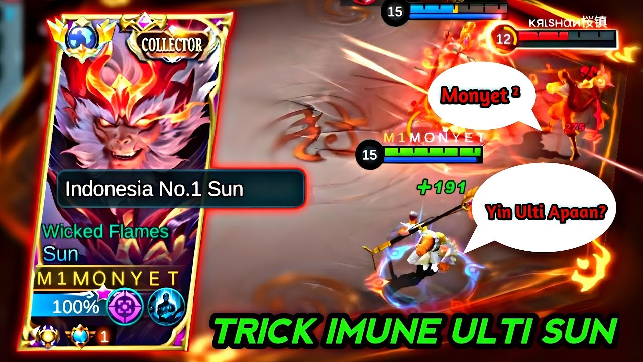 DISAAT SUN DI ULTI YIN , YANG DI ULTI YIN CUMA BAYANGANNYA | MOBILE ...