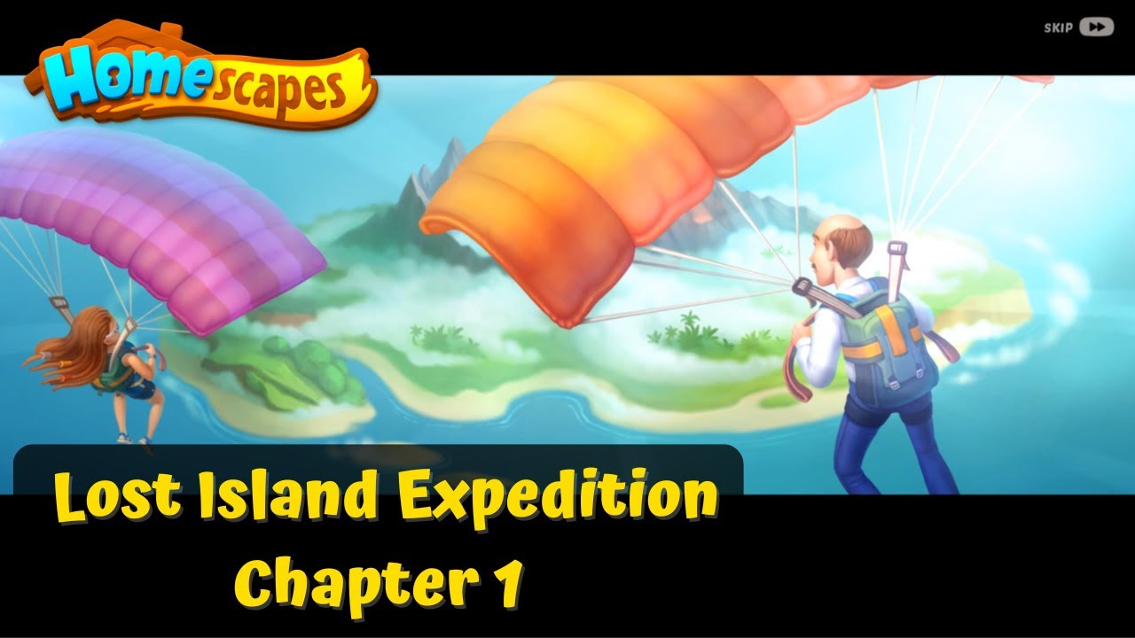 Homescapes - Lost Island Expedition - Chapter 1 - Gameplay - YouTube
