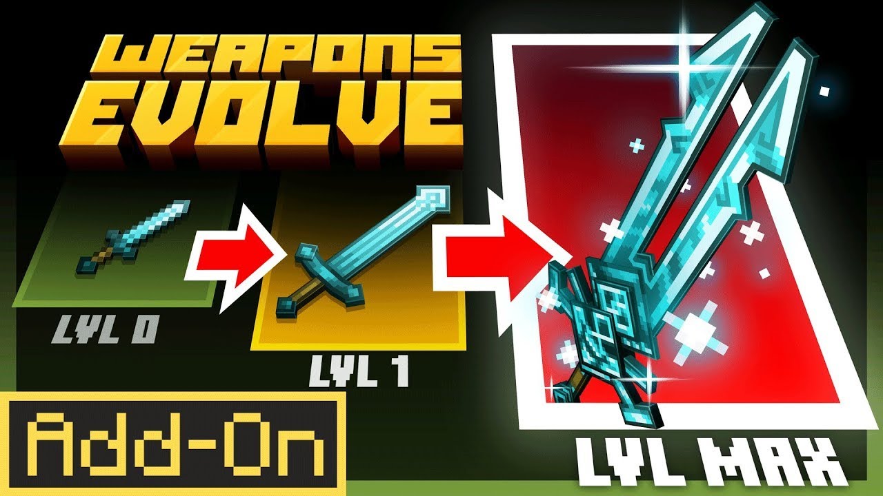 Weapons Evolve Addon | Minecraft Marketplace | Showcase - YouTube