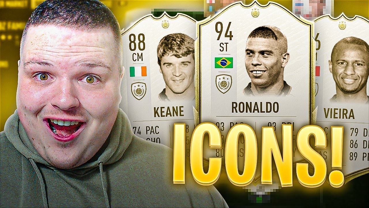 Using a FULL ICON TEAM in FUT CHAMPS on FIFA 20... - YouTube