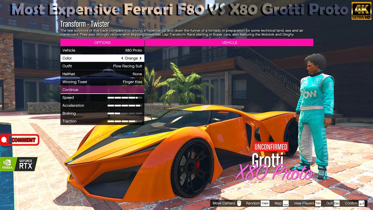 Most Expensive Ferrari F80 VS X80 Grotti Proto GTA 5 Online Realistic ...
