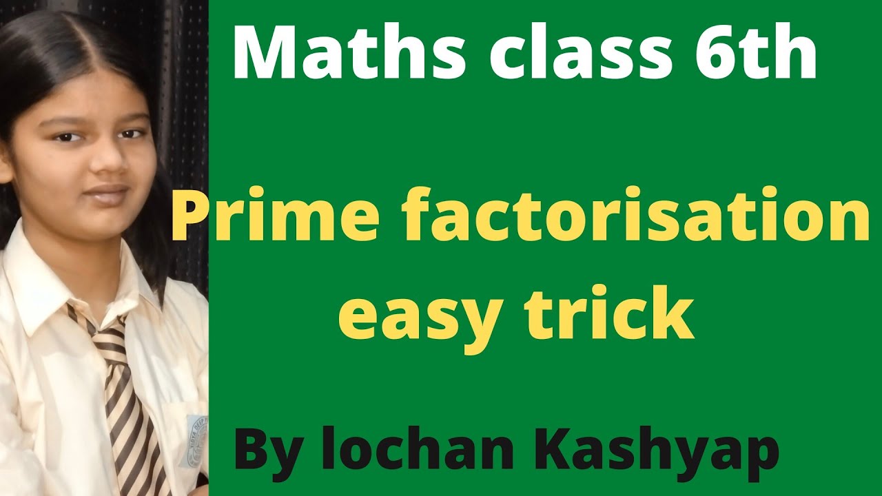 prime factorisation: division method ||class 6th || ch-playing with numbers || - YouTube