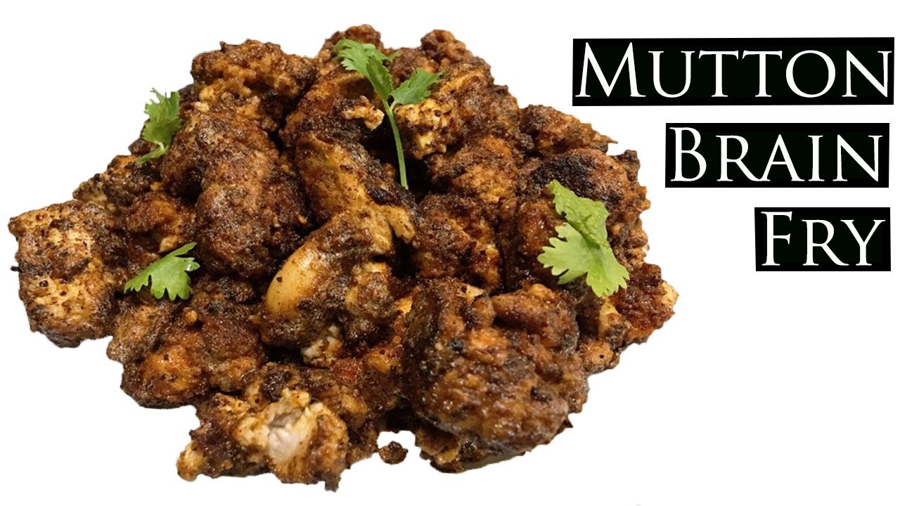 Kerala Style Mutton Brain Fry Recipe | Goat Brain Fry Recipe | Village ...