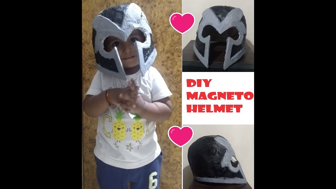 How to make Magneto Helmet Part 2 | Tutorial | Prathamesh | #Stay home ...