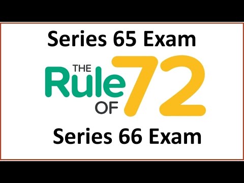 Series 65 Exam Prep and Series 66 Exam Prep - Rule of 72 to Double ...